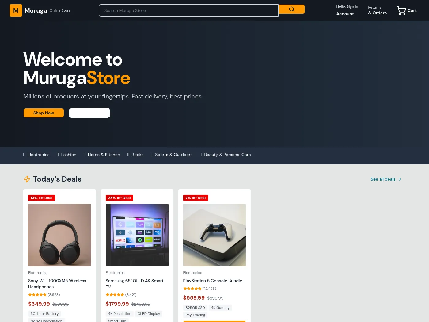 Muruga Online Store