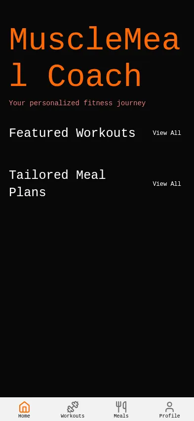 MuscleMeal Coach