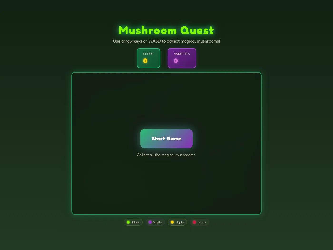 Mushroom Quest