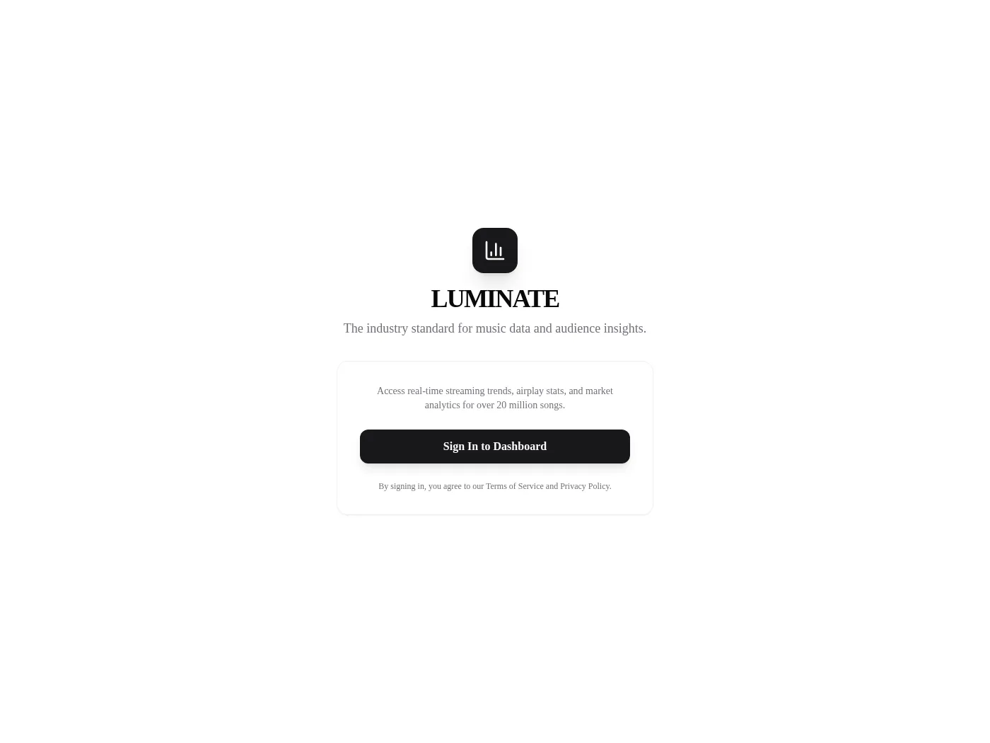 Luminate Music Clone