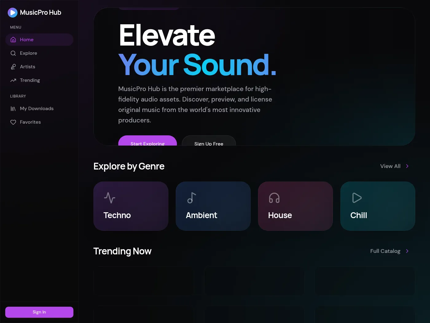 MusicPro Hub