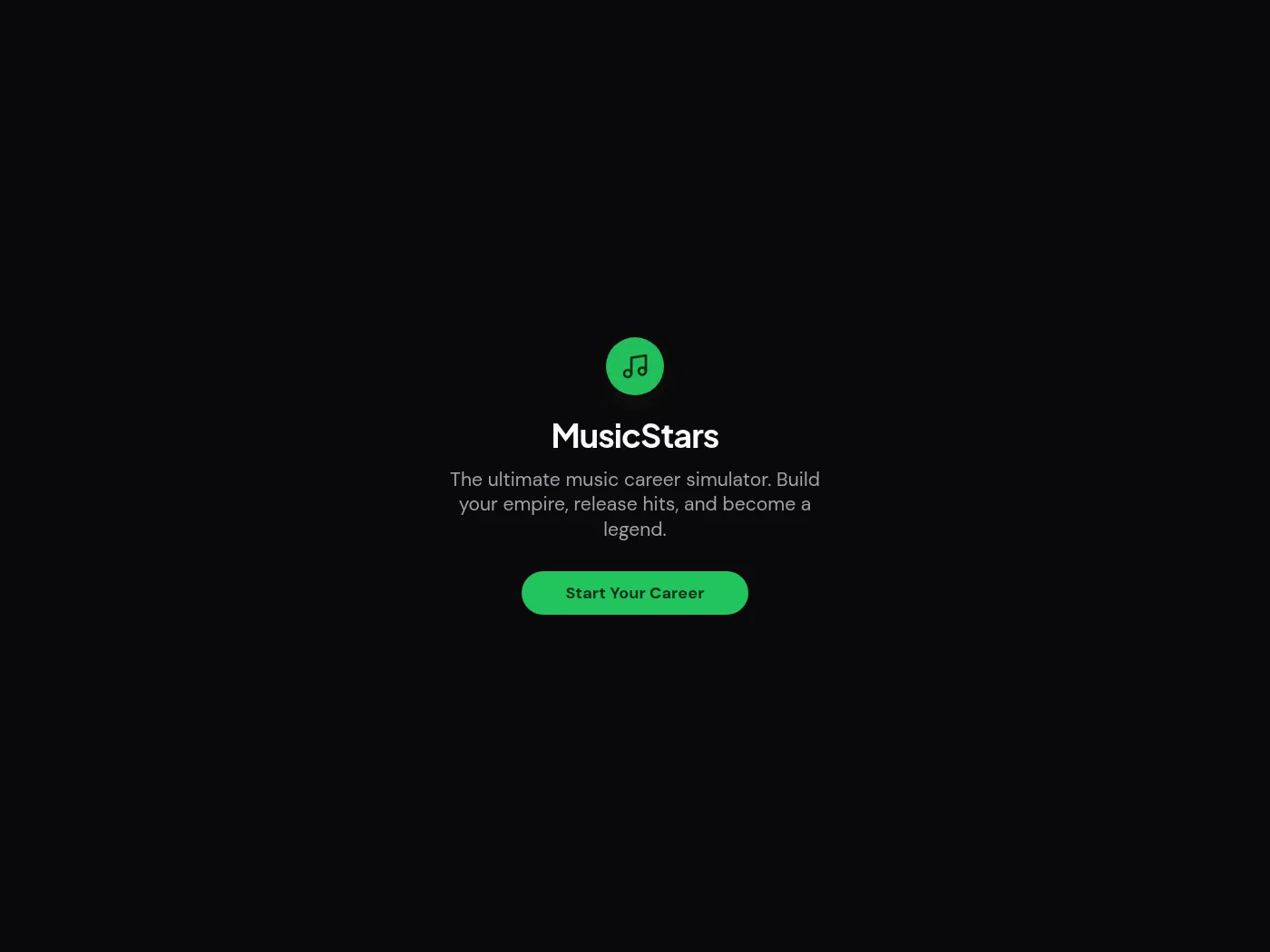 Music Career Simulator