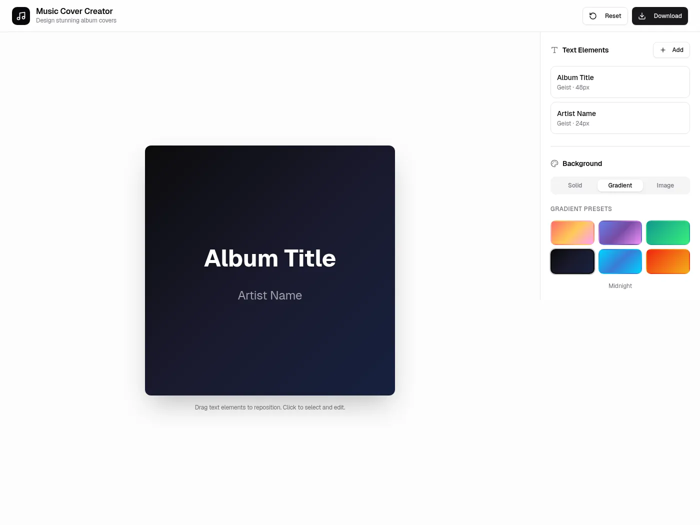 Music Cover Creator