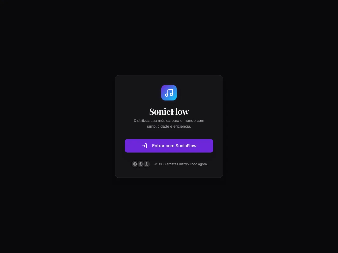 SonicFlow Distribuição Musical