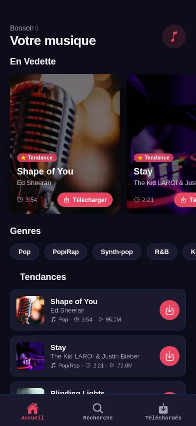 Music Download App