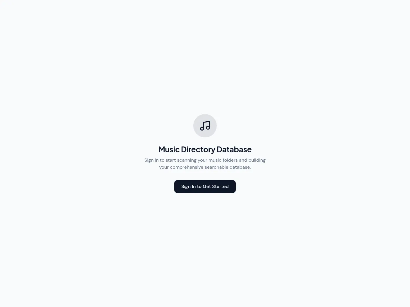 Music Directory Database