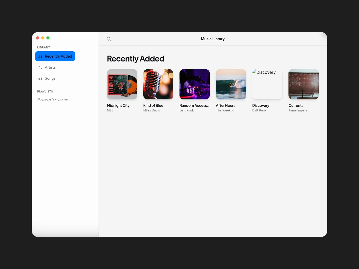 Music Library Viewer