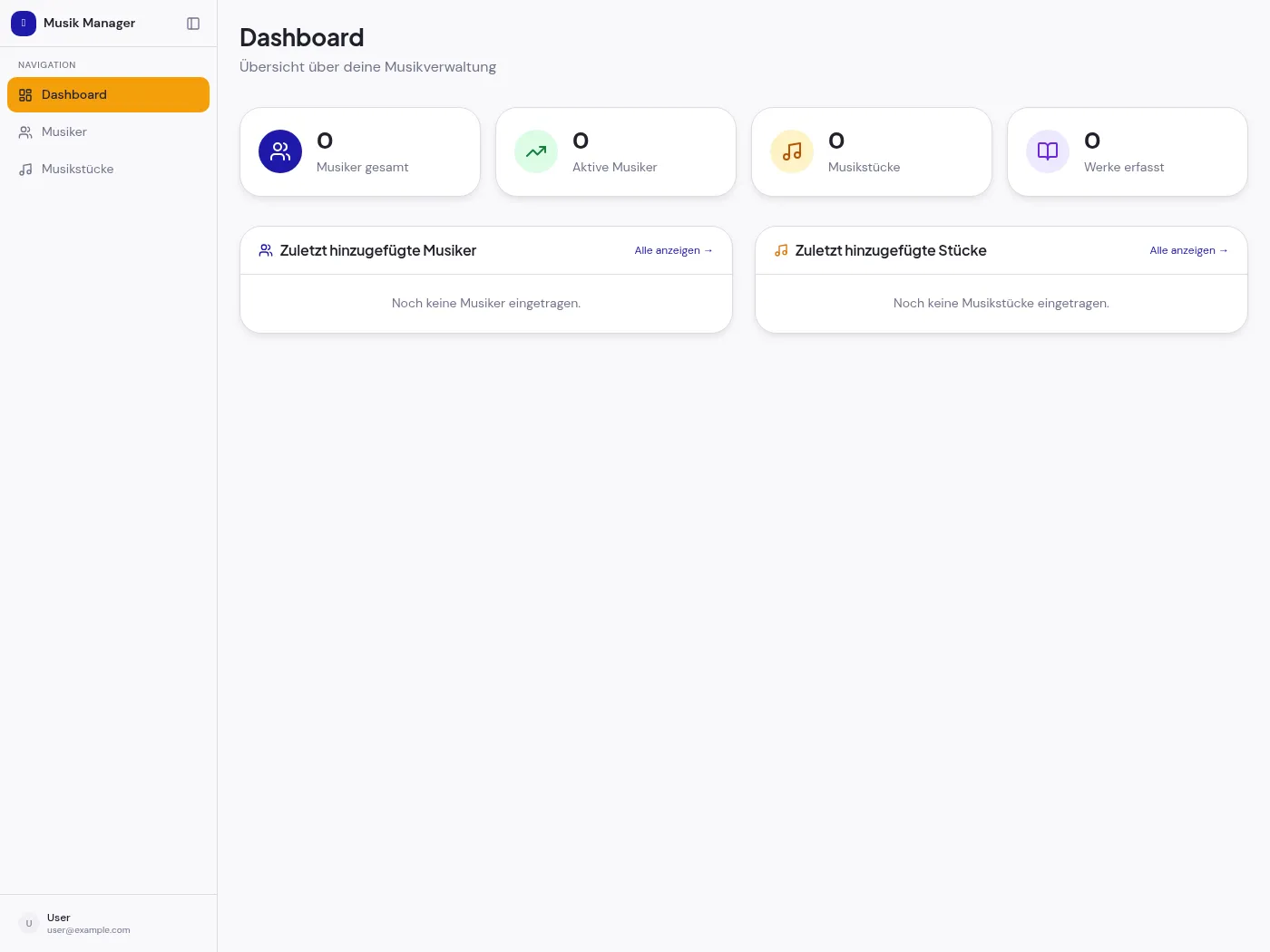 Music Organizer App