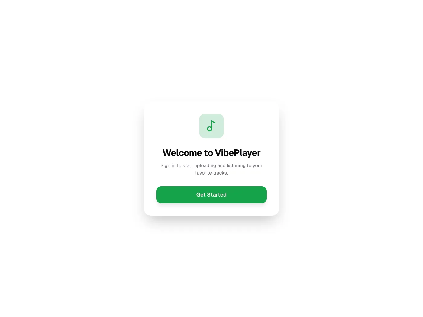 Music Player Web App