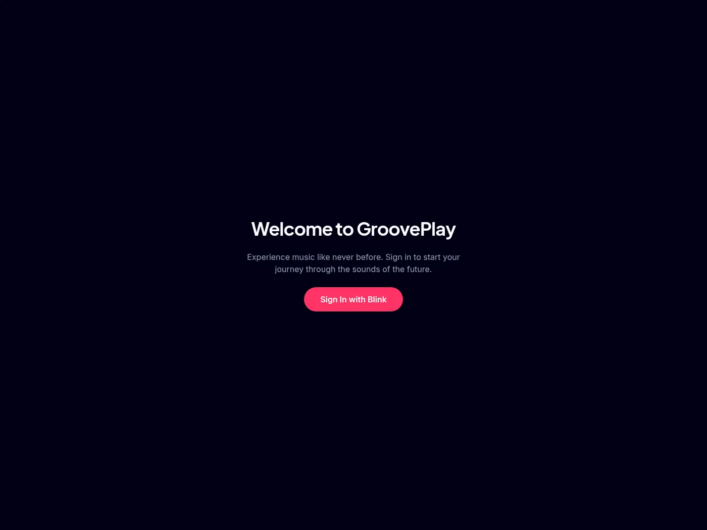 GroovePlay Music App
