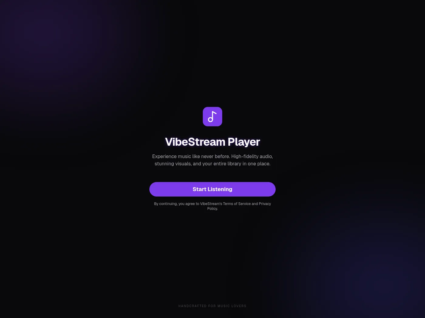 VibeStream Player