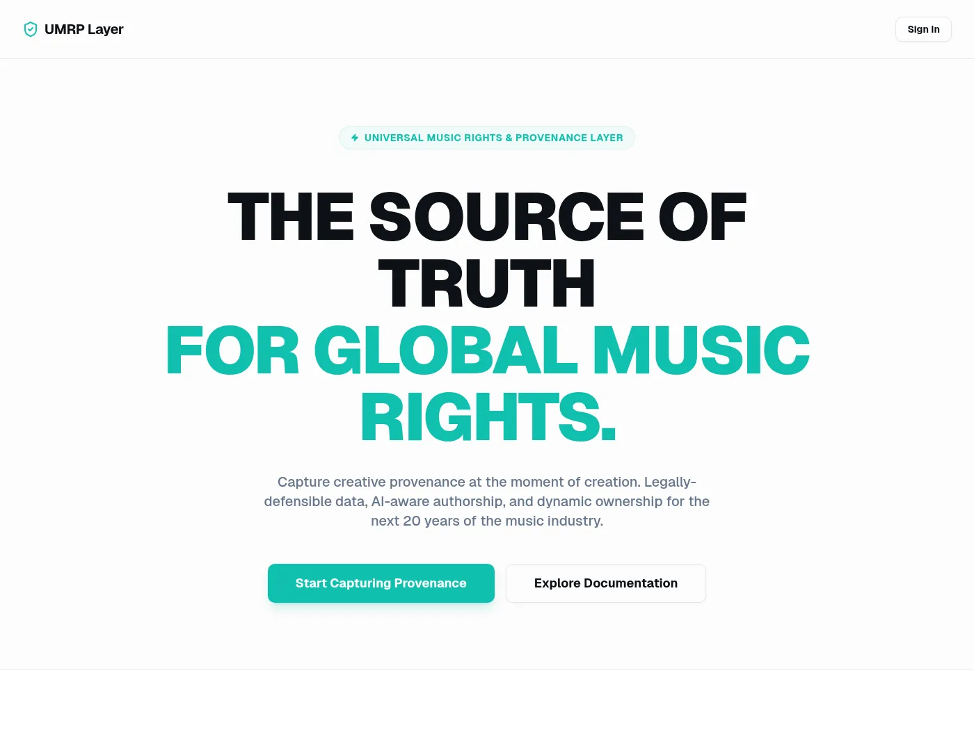 Universal Music Rights Layer