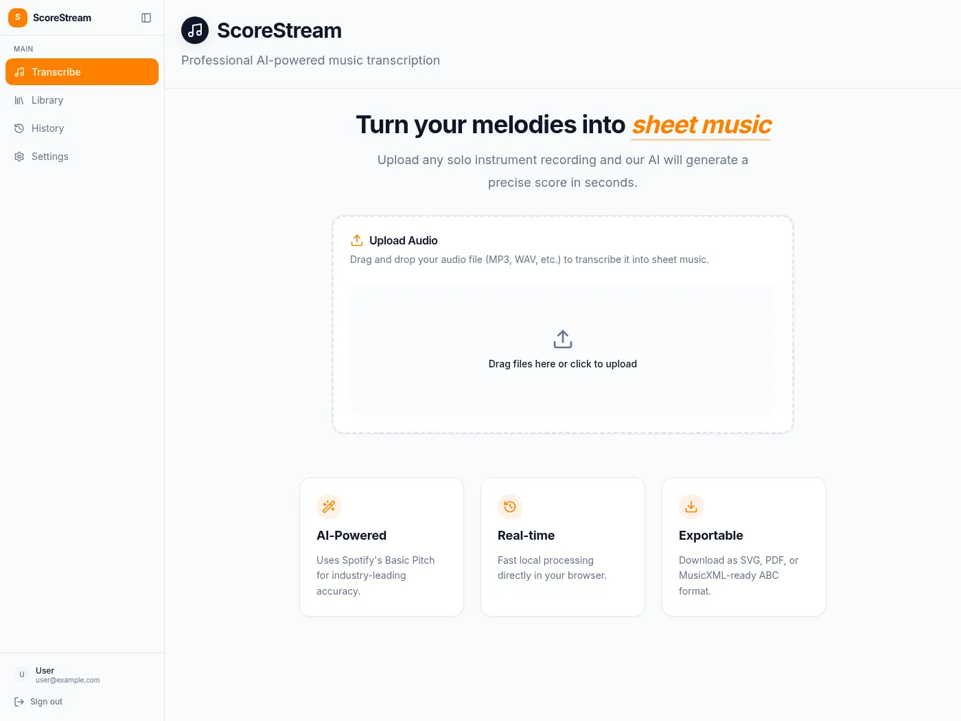 Music Sheet Transcriber