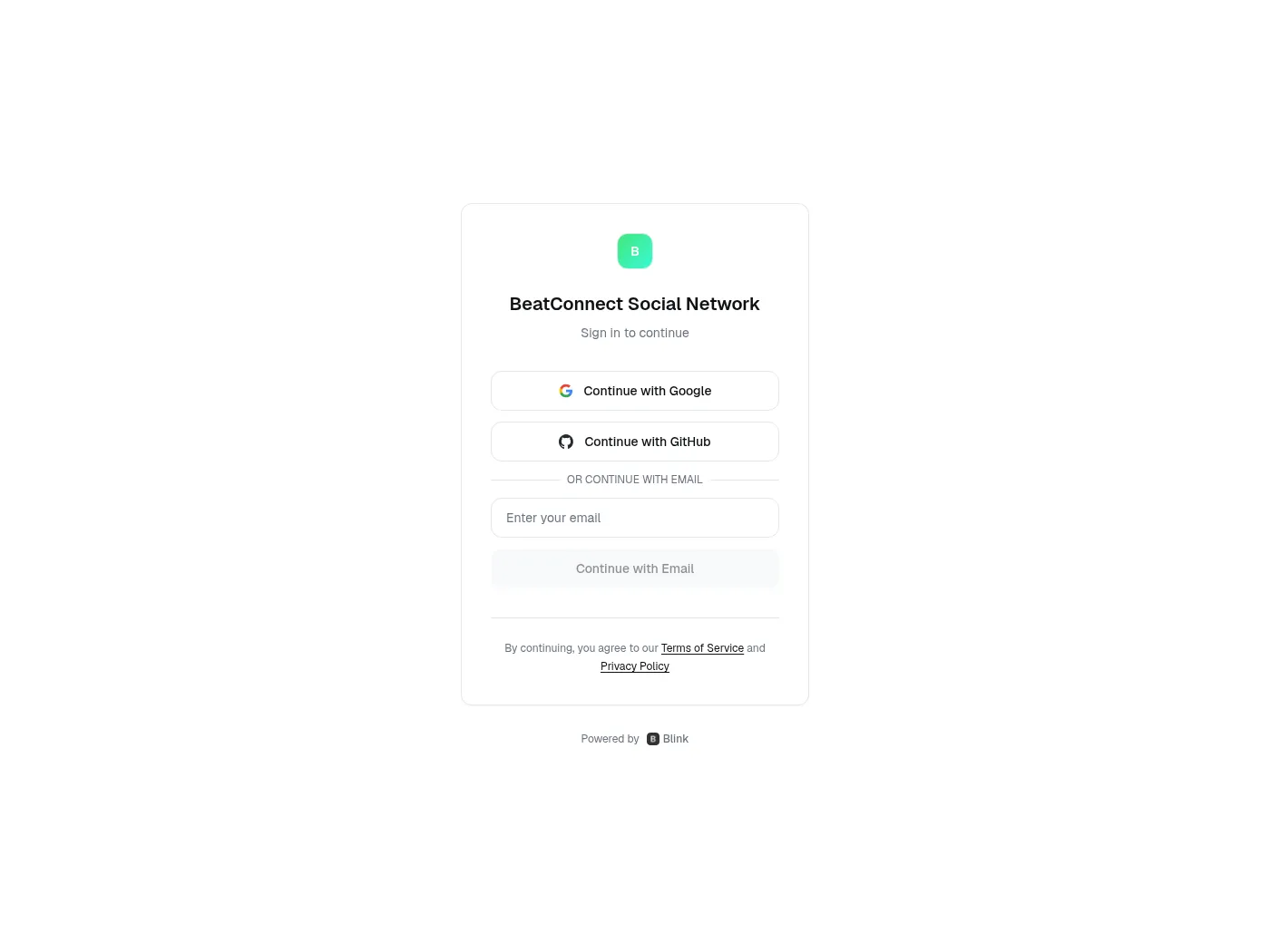 BeatConnect Social Network