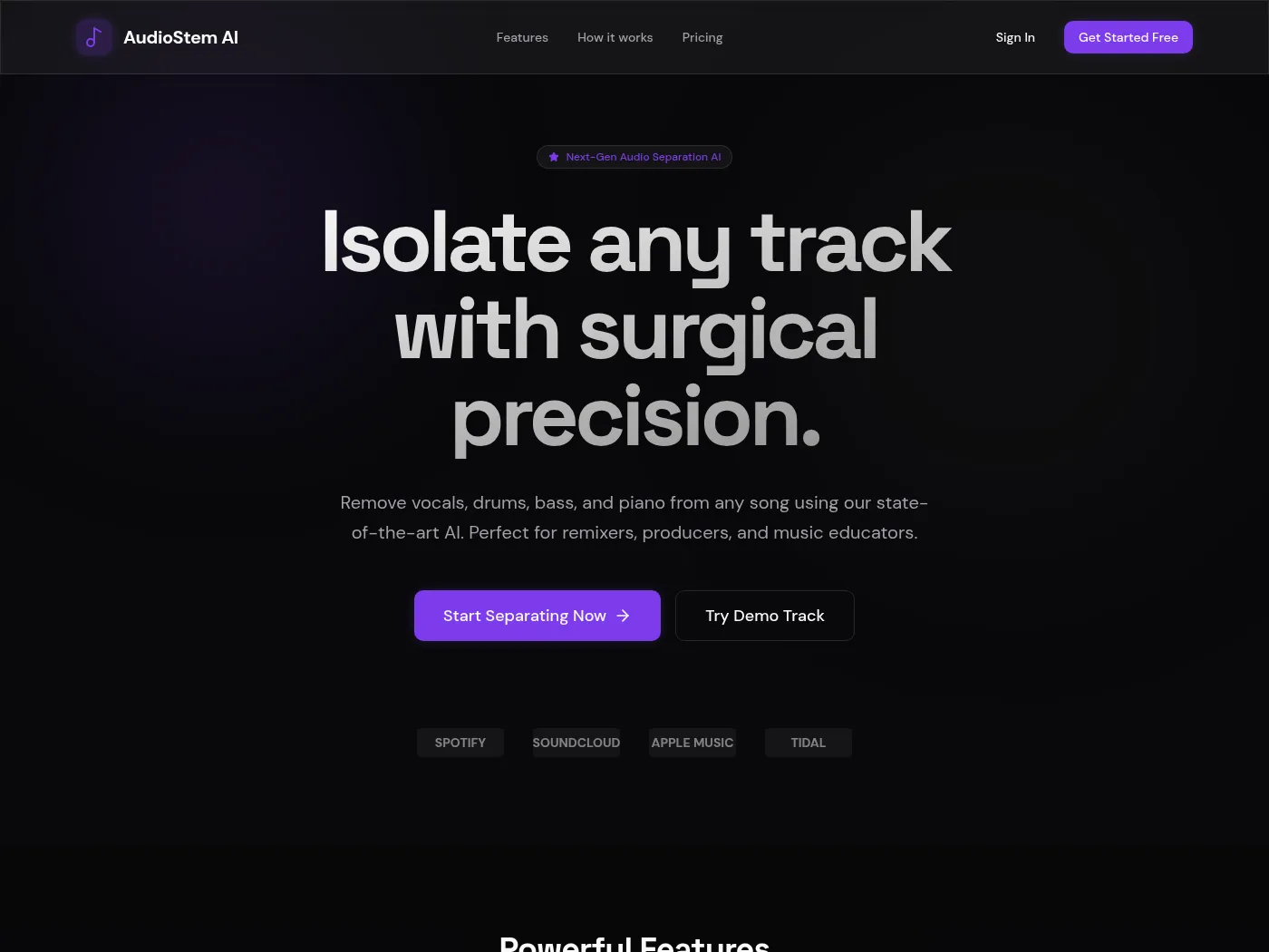 Music Splitter Web