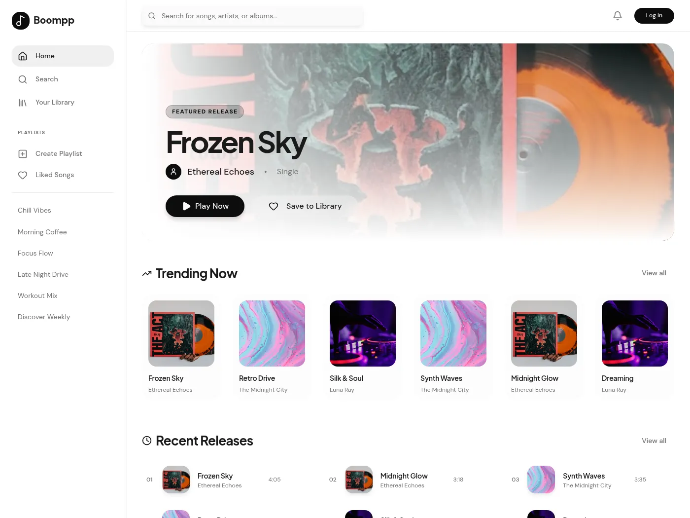 Boompp Music Hub