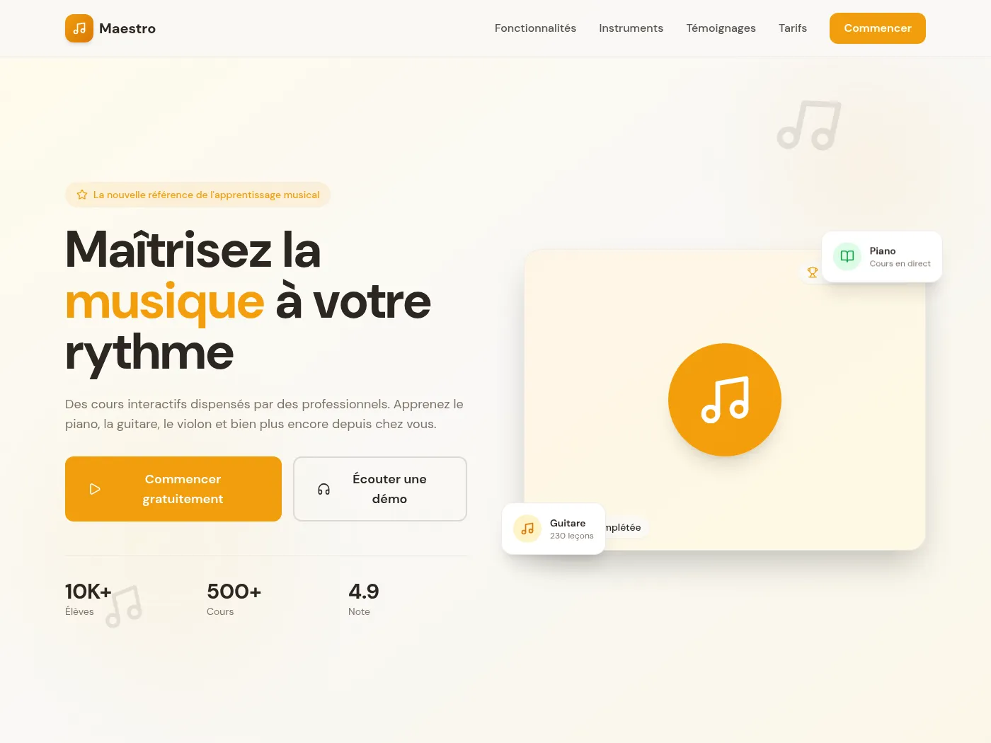 Maestro Learning Platform