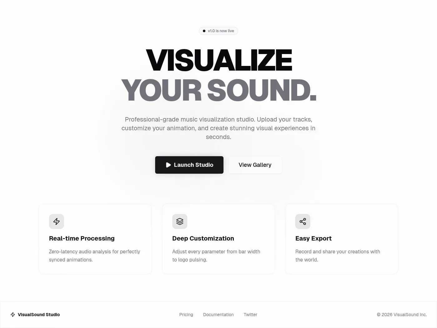VisualSound Studio