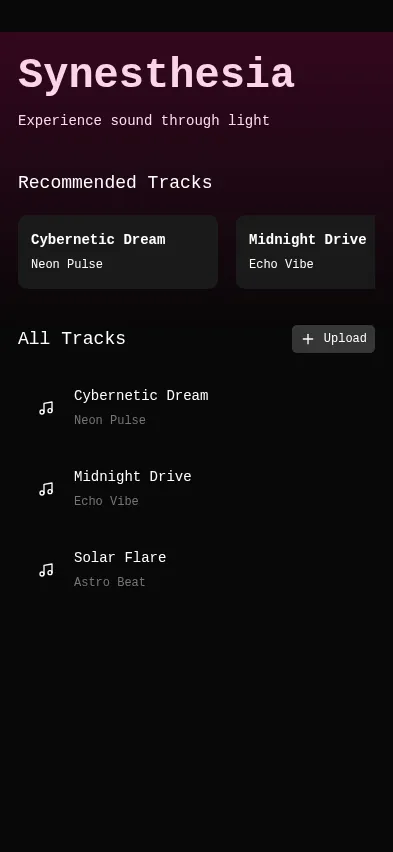 Synesthesia Music Visualizer
