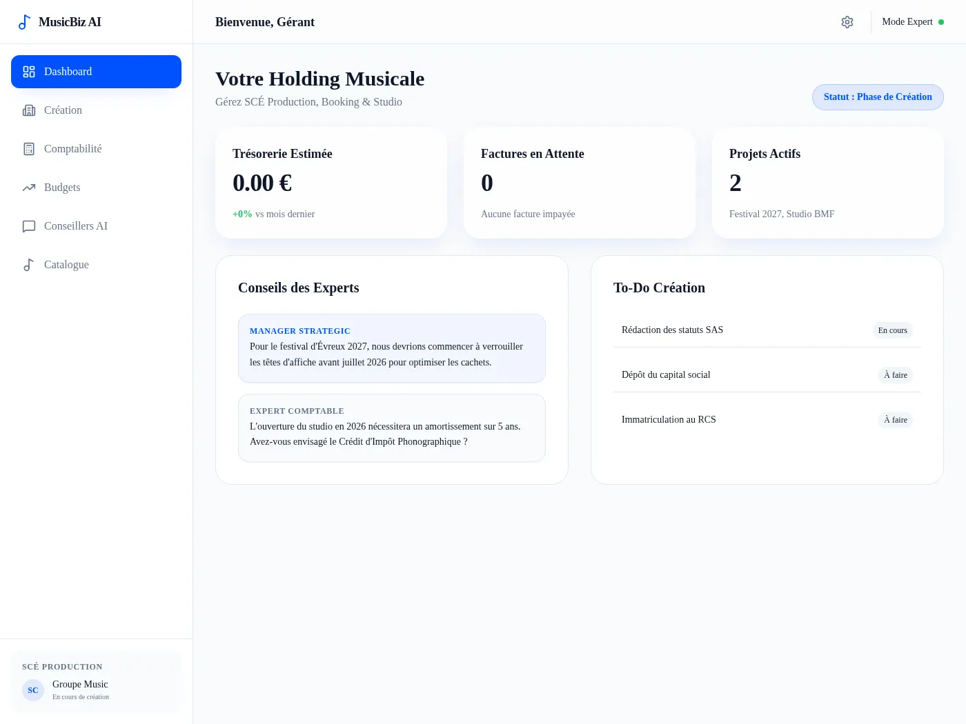 Music Business AI Suite