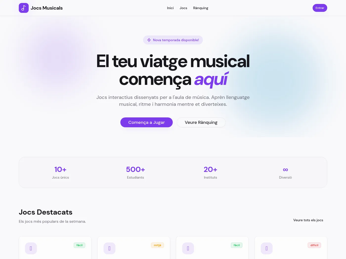 Musical Games Web
