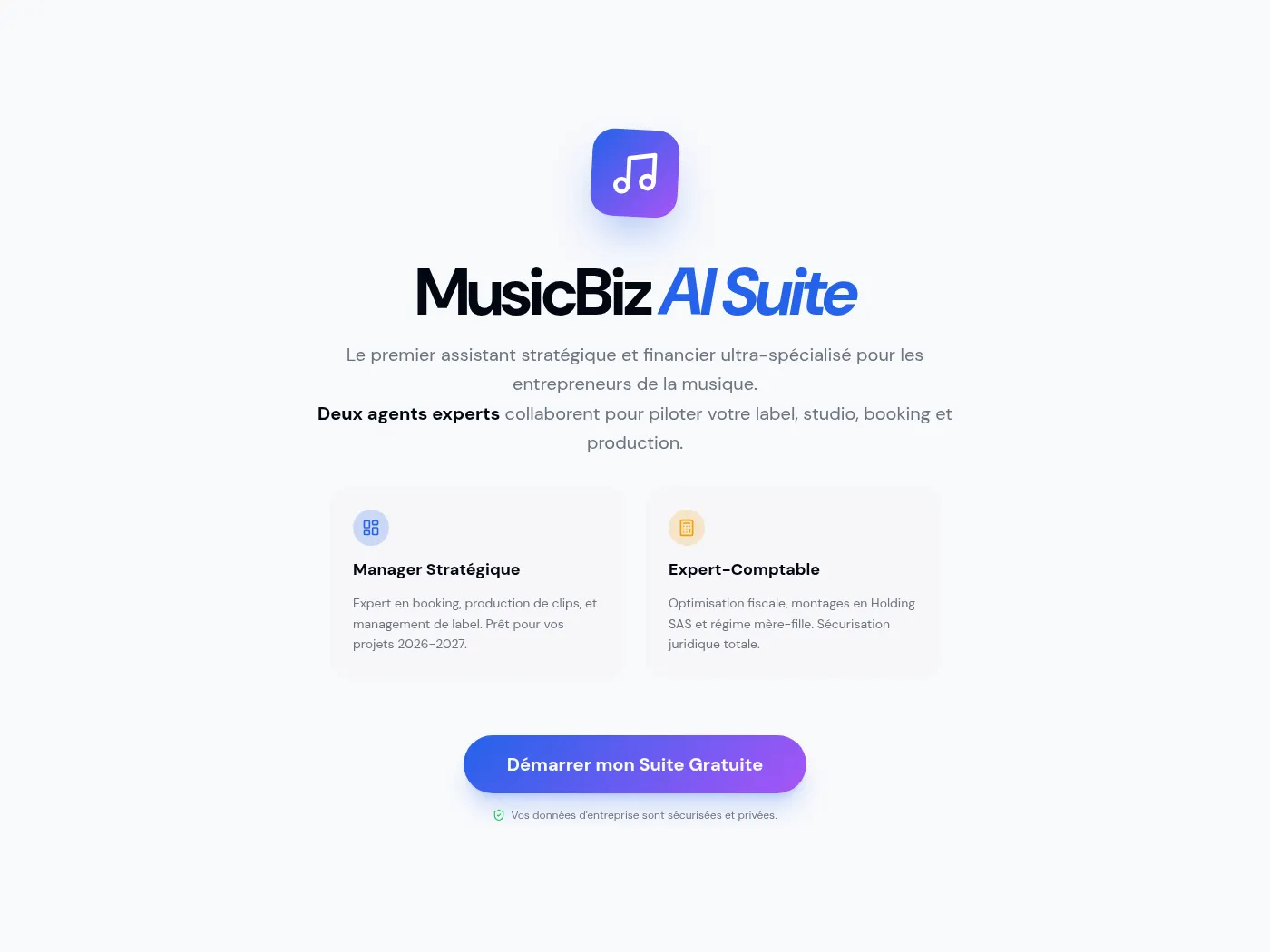 MusicBiz AI Manager Suite