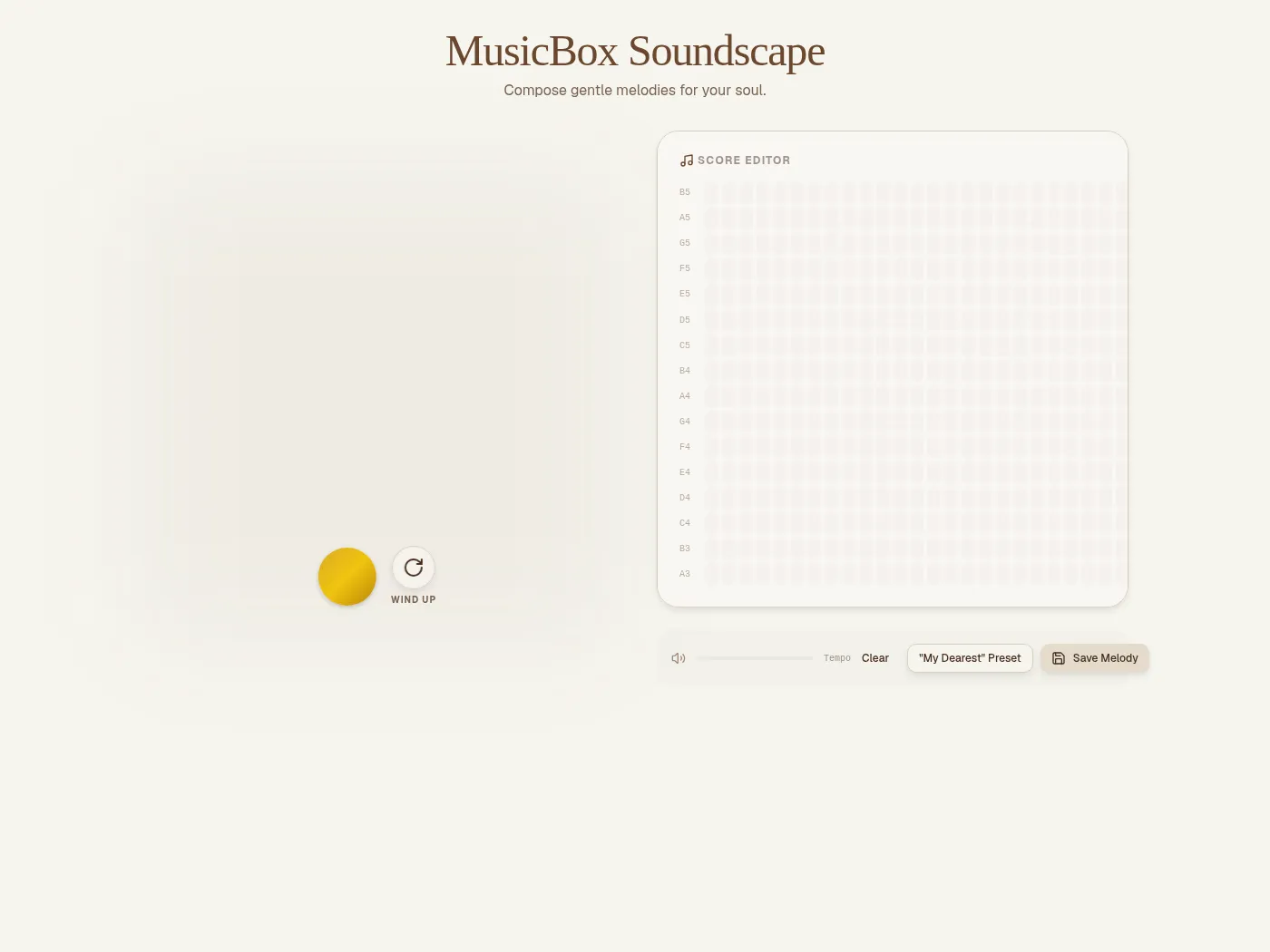MusicBox Soundscape