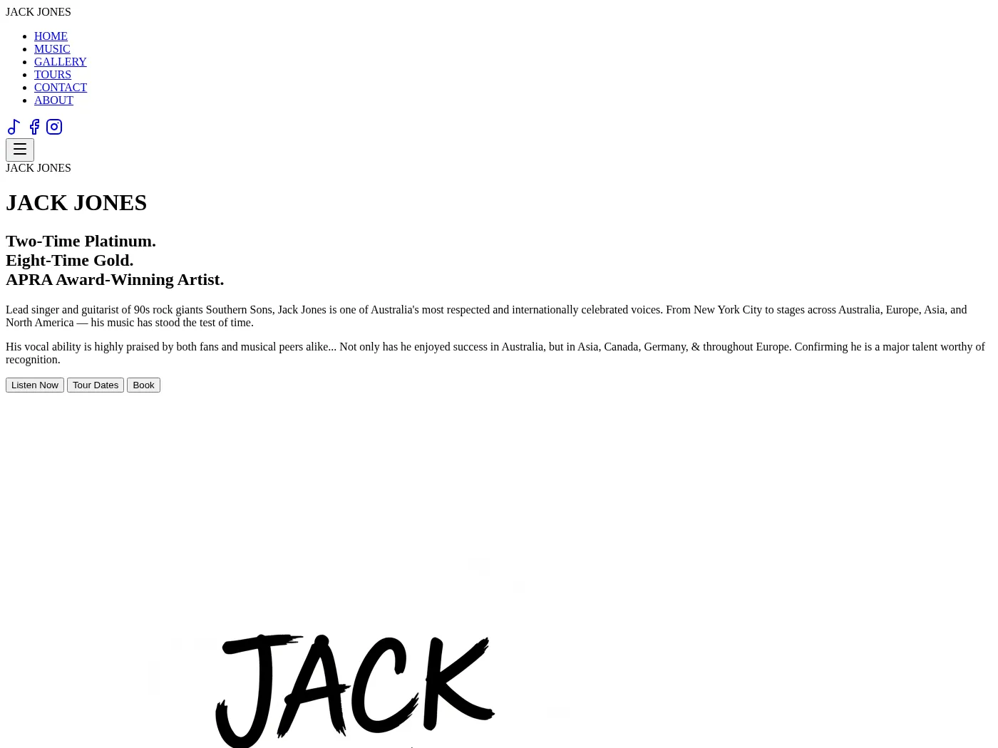 Musician Homepage Starter