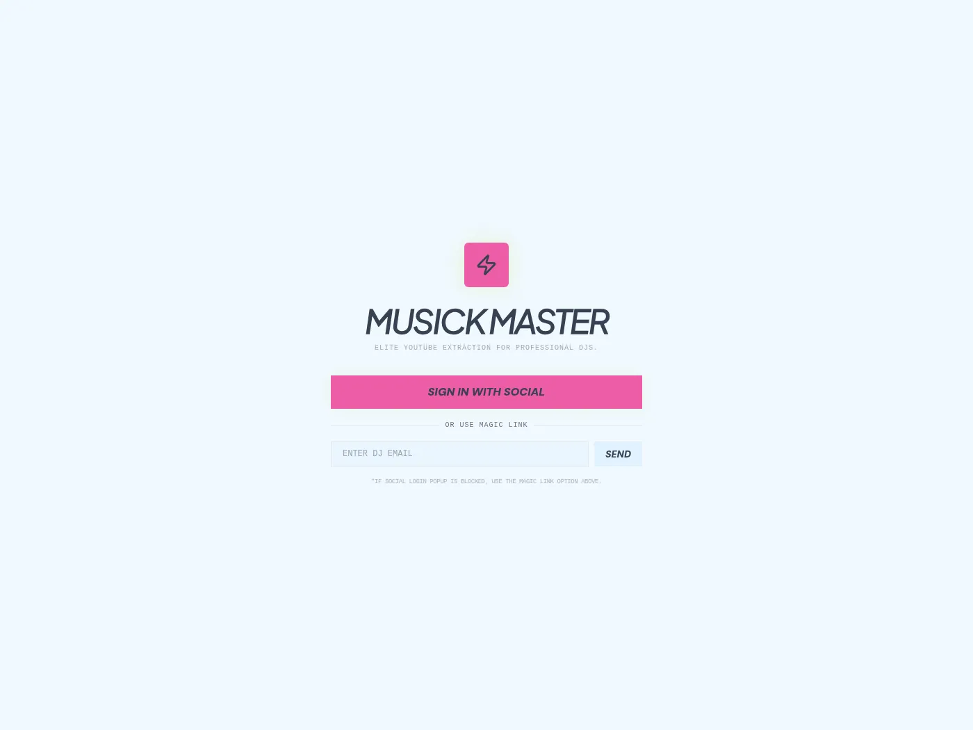 MUSICK MASTER