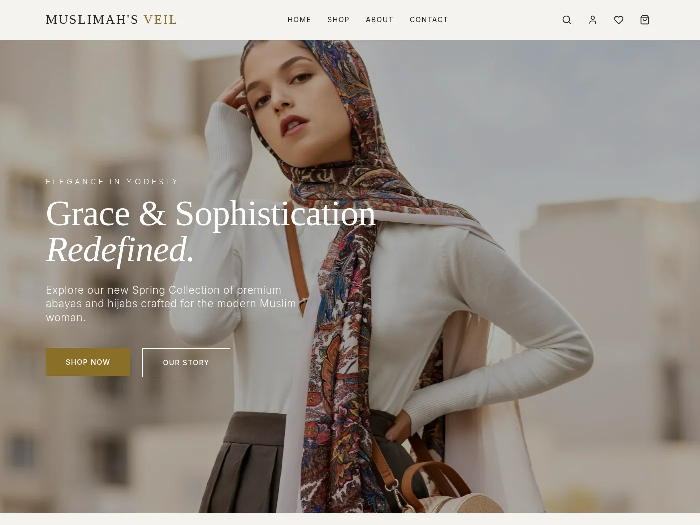 Muslimah's Veil Storefront