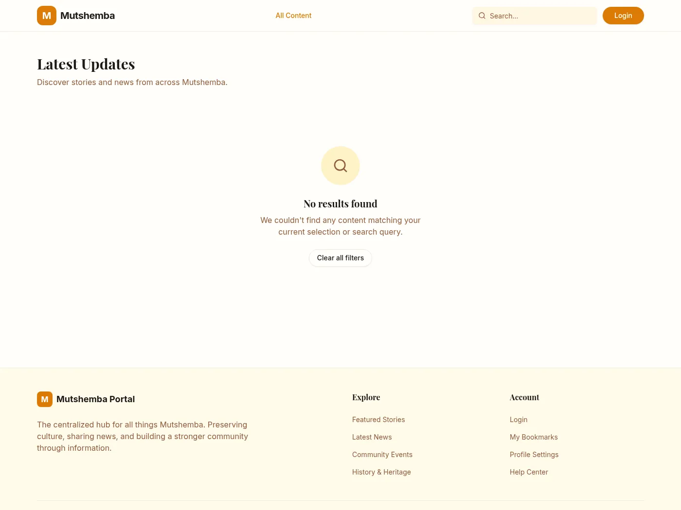 Mutshemba Content Portal
