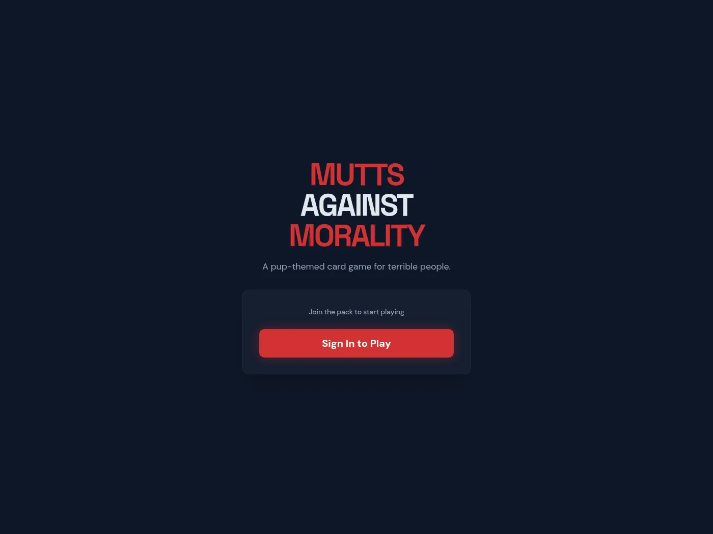 Mutts Against Morality