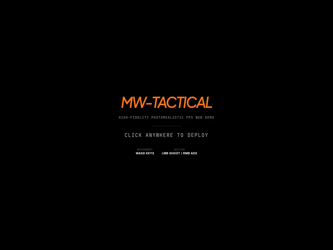 MW-Tactical FPS Demo