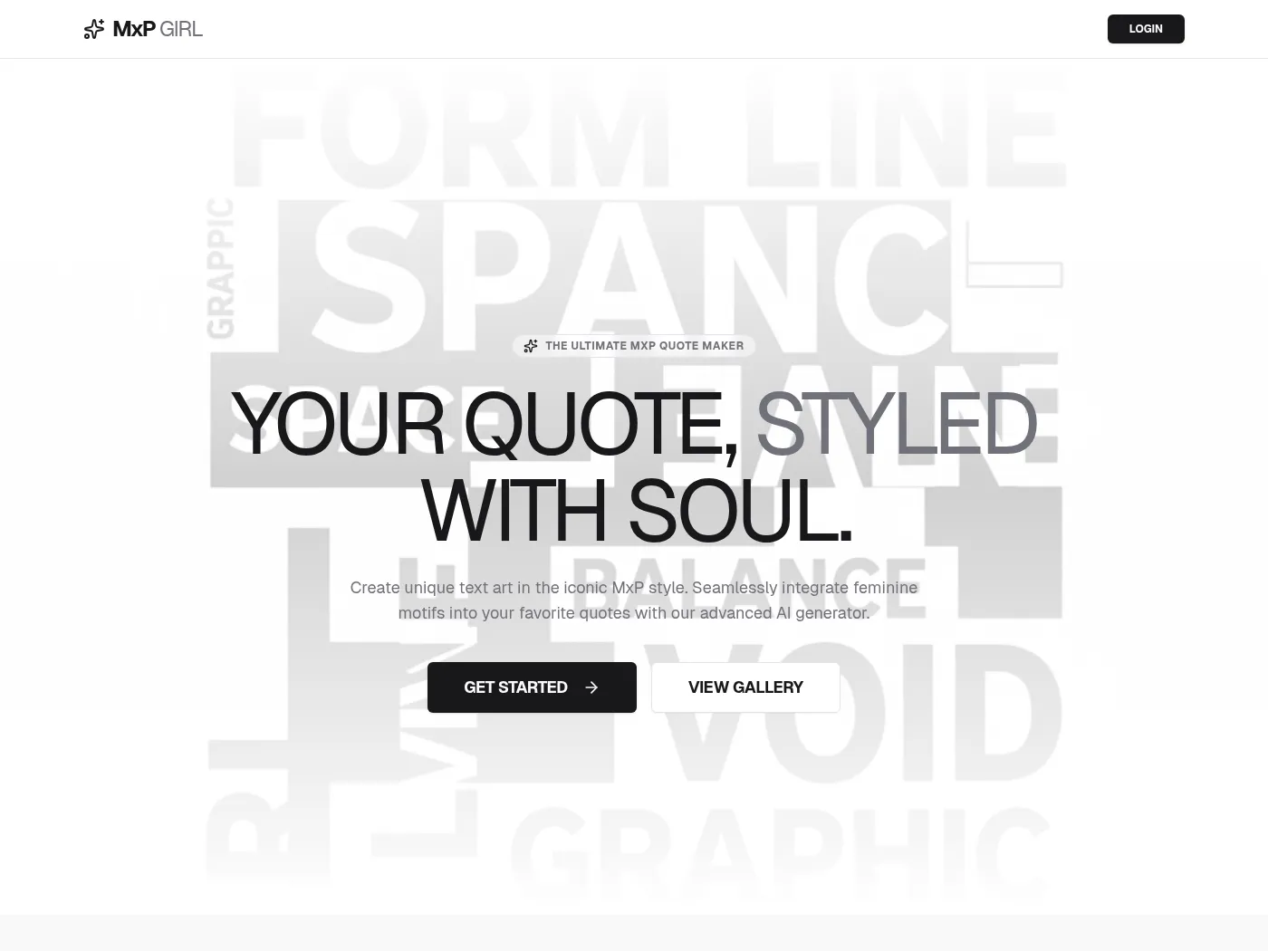 MxP Girl Quote Maker