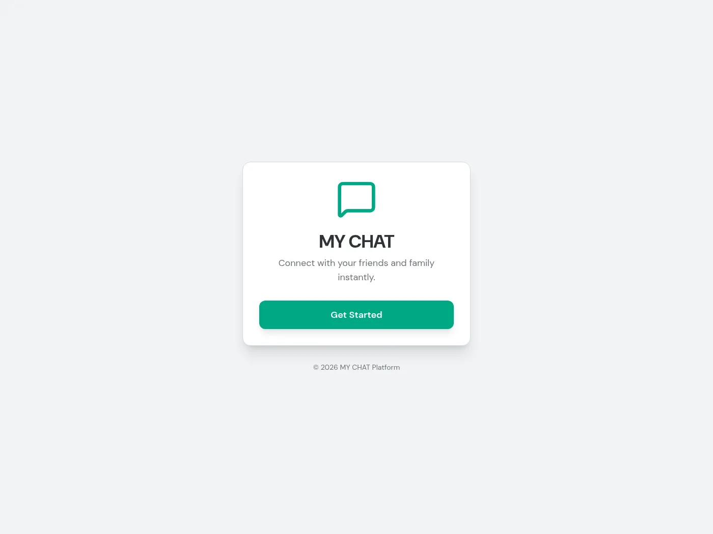 My Chat Web