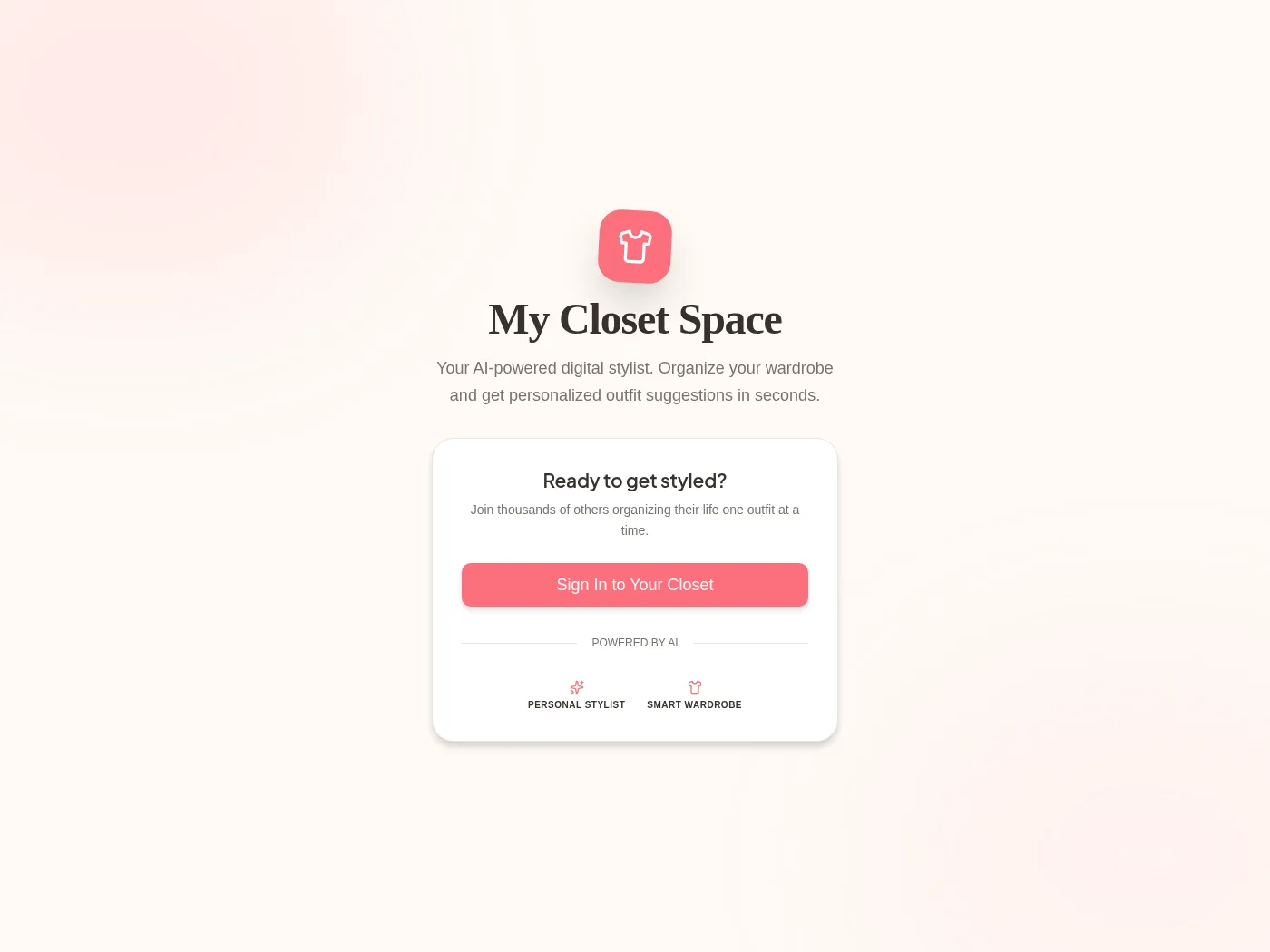 My Closet Space