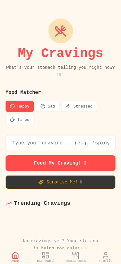 My Cravings Mobile