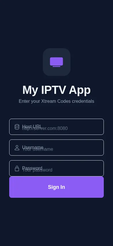 My IPTV App
