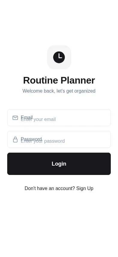 My Routine Planner