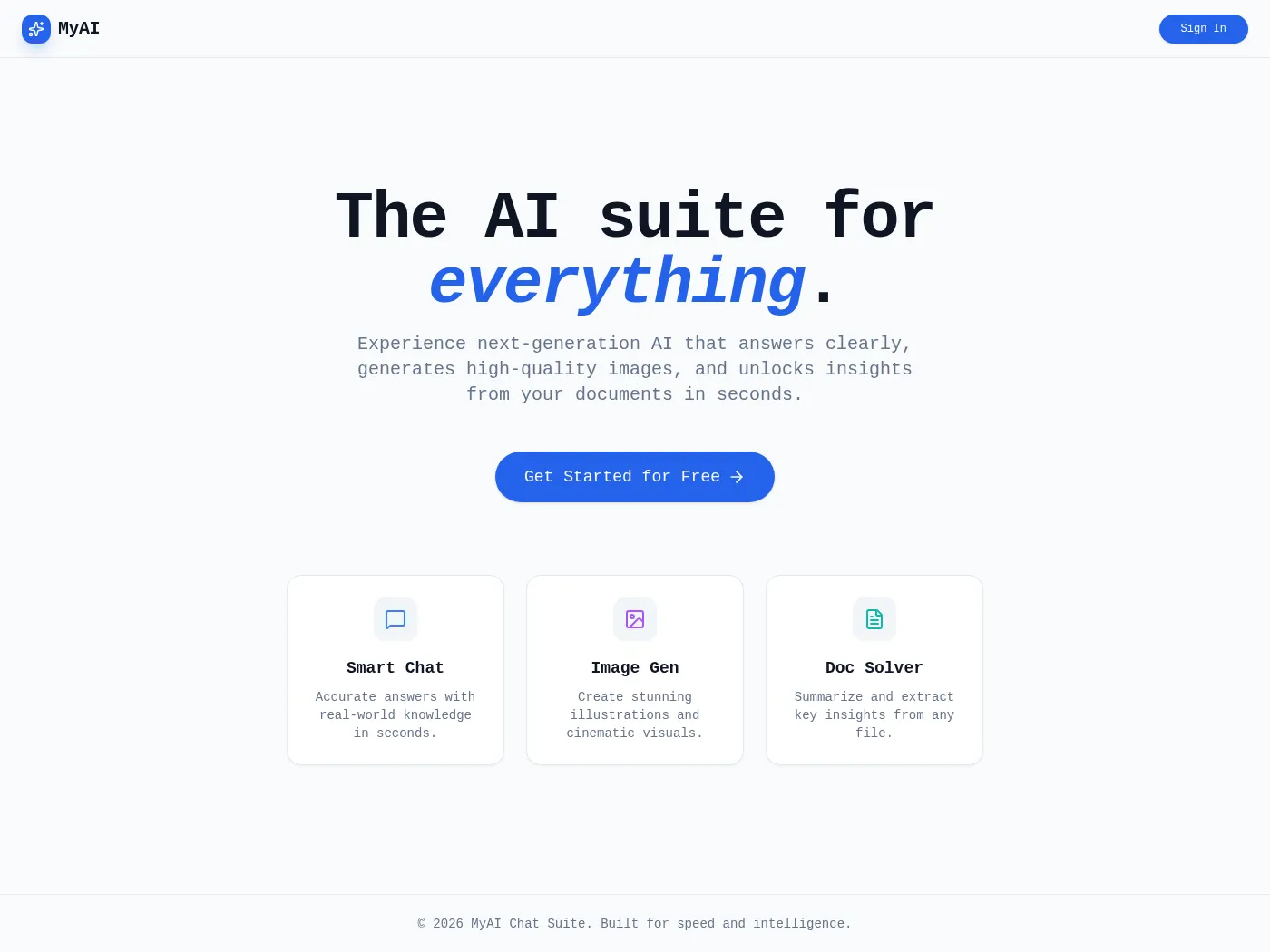 MyAI Chat Suite