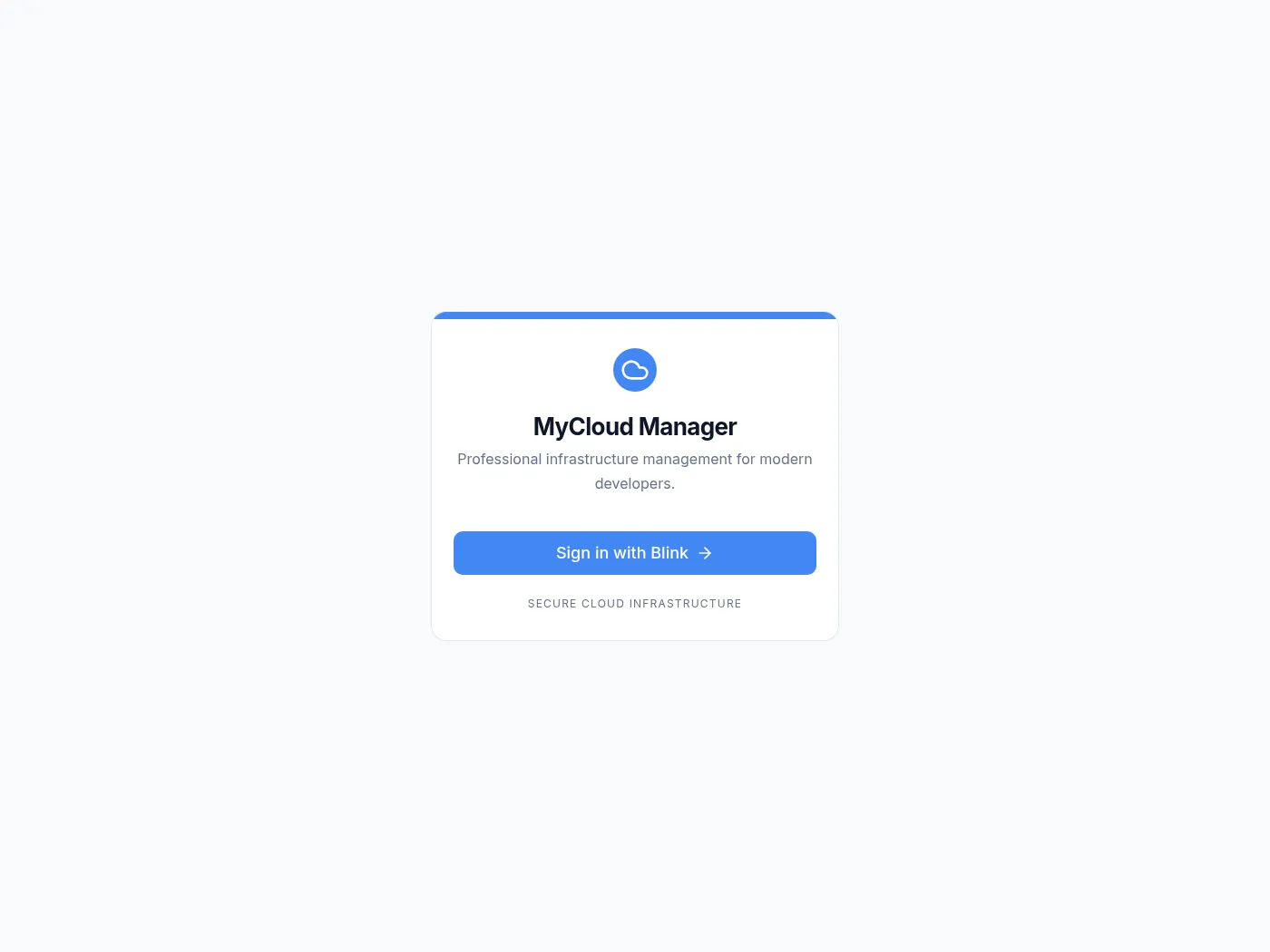 MyCloud Manager