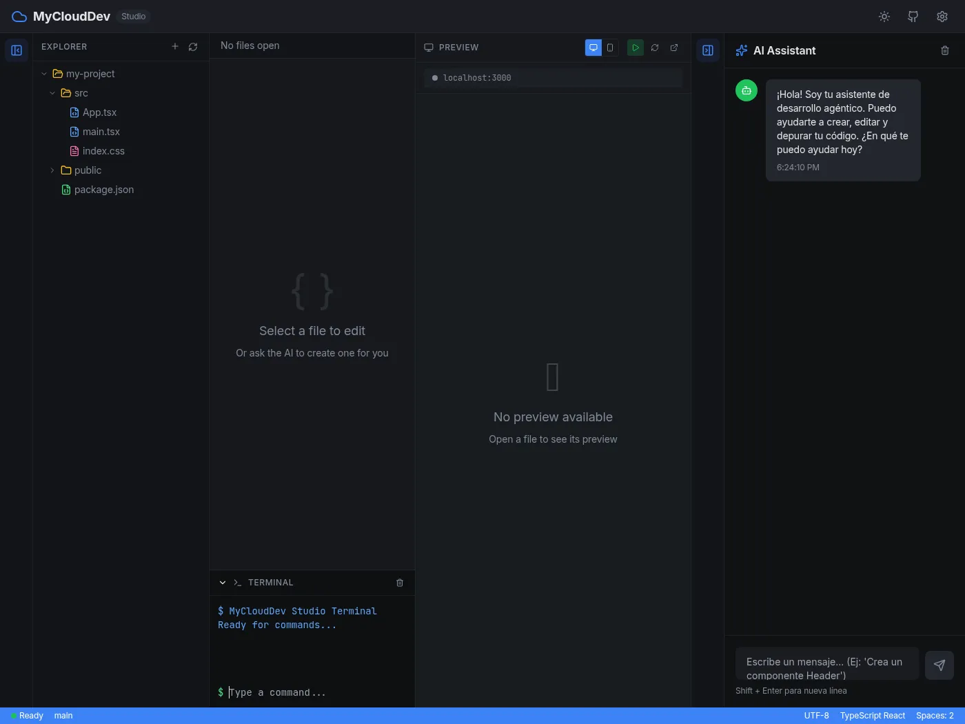 MyCloudDev Studio