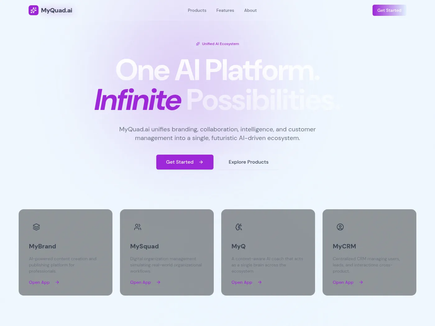 MyQuad.ai Productivity Hub