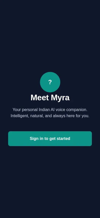 Myra AI Voice Companion