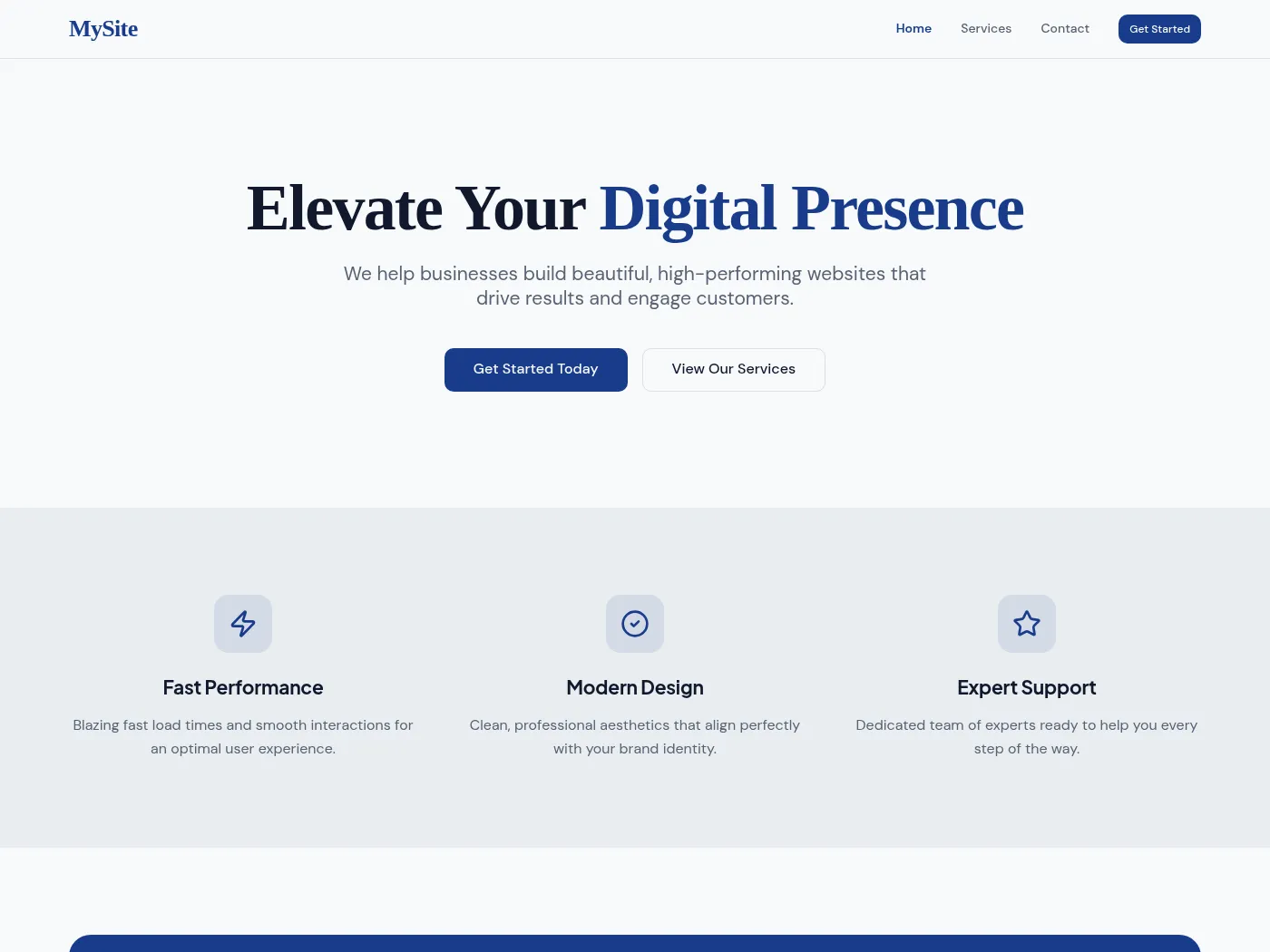 MySite Starter