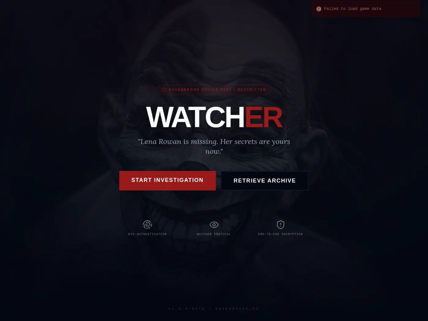 Watcher: Mystery Chat Game