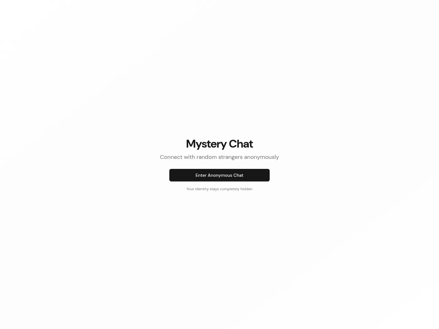 Mystery Chat Game