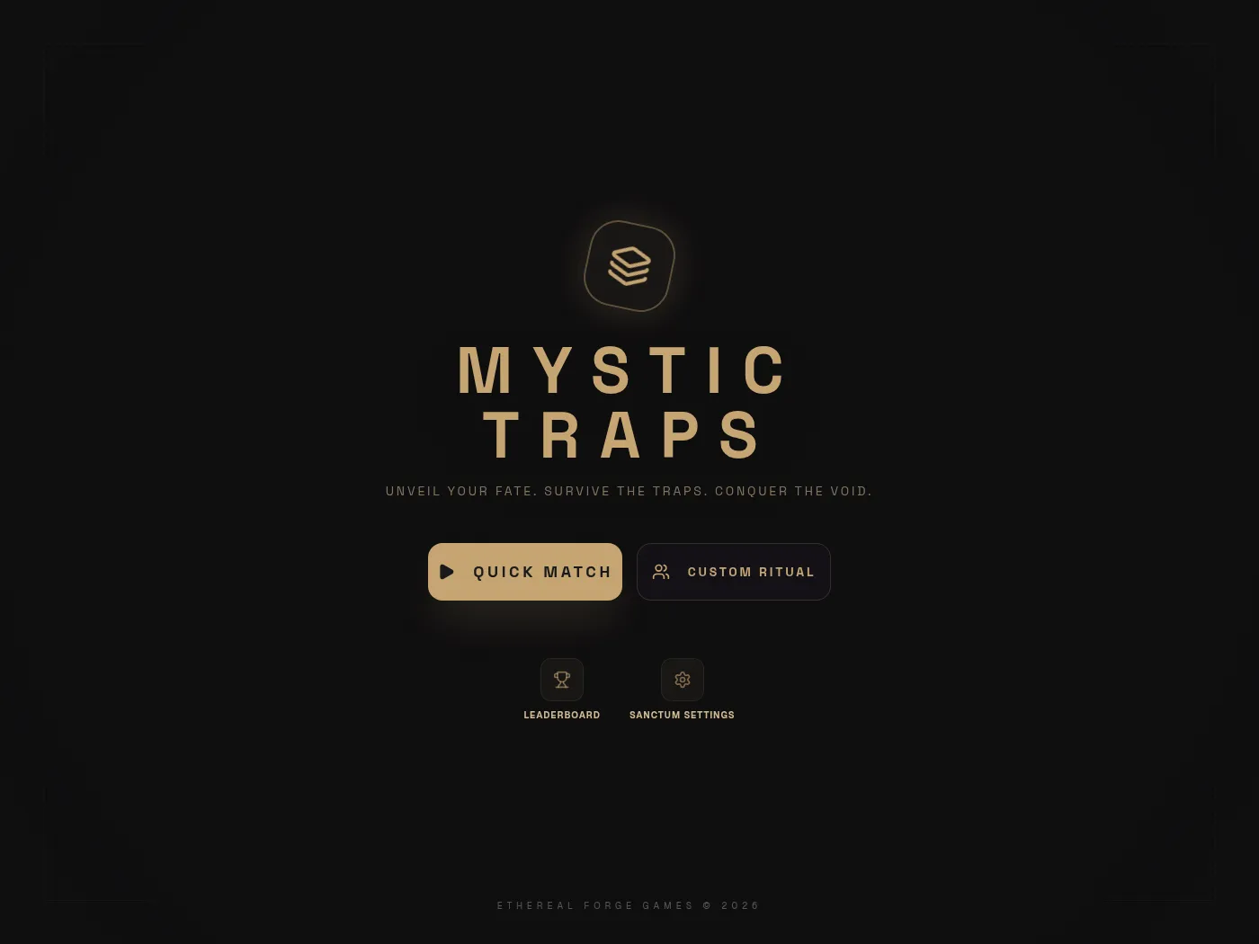 Mystic Traps Game UI