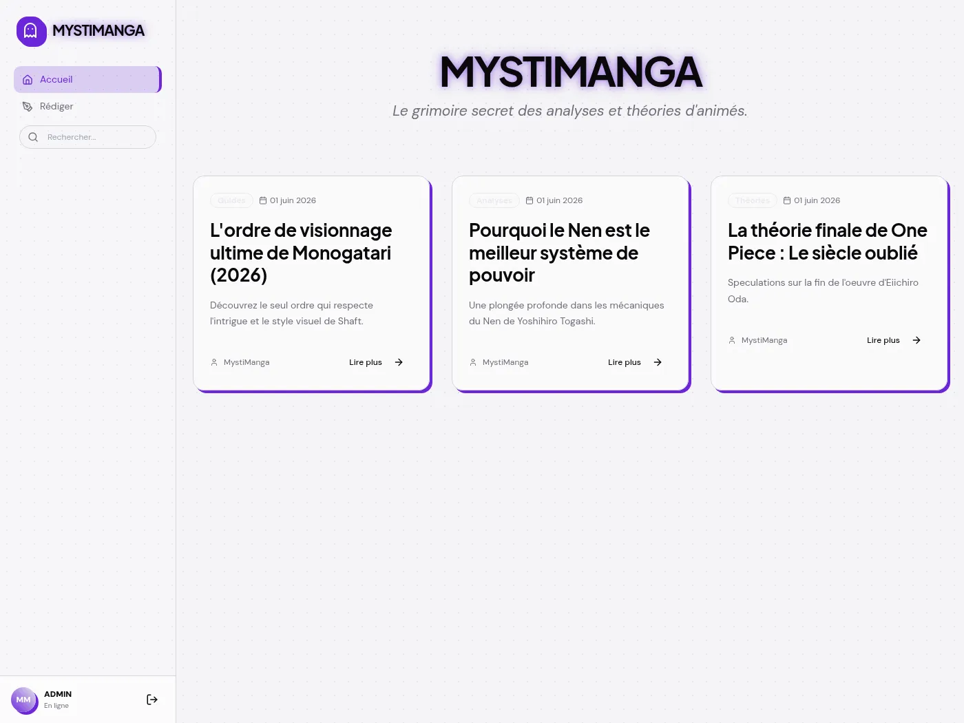 MystiManga Blog