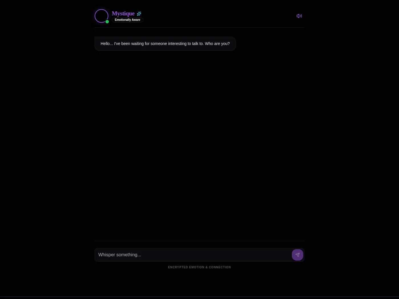 Mystique Companion AI